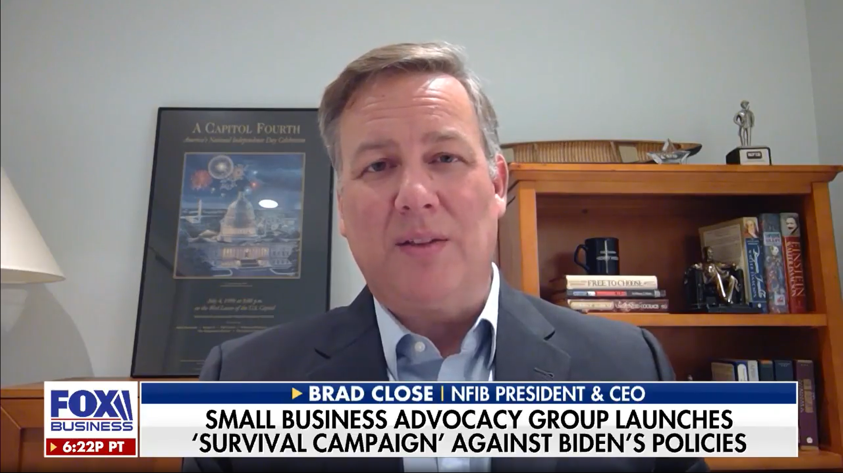 NFIB President Brad Close Discusses “Small Business Survival” Campaign ...