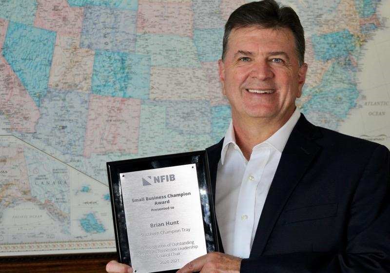 NFIB Recognizes Southern Champion Tray’s Brian Hunt as a Small Business ...