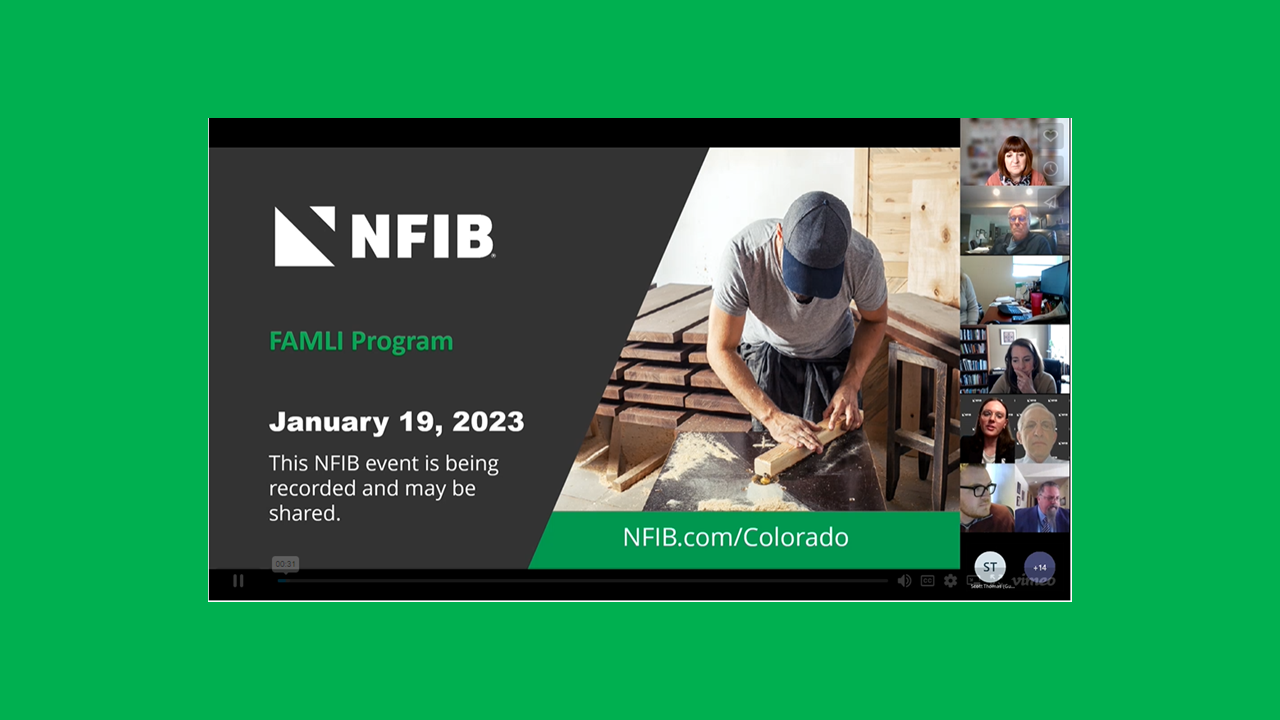 FAMLI Leave Webinar Answered Urgent Small Business Questions - NFIB