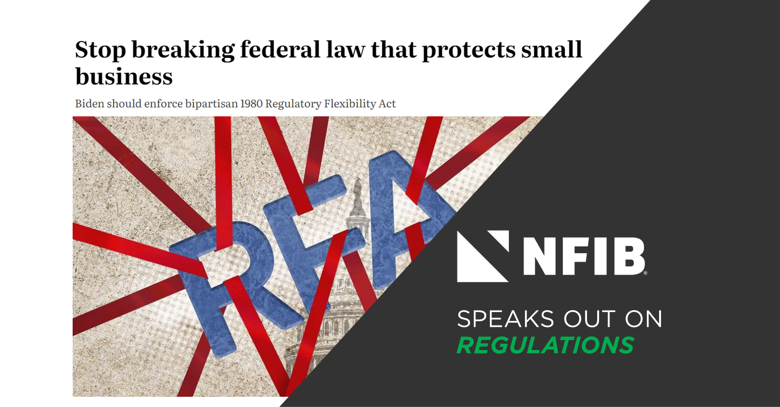 How Congress Can Reduce the Regulatory Burden on Small Business - NFIB