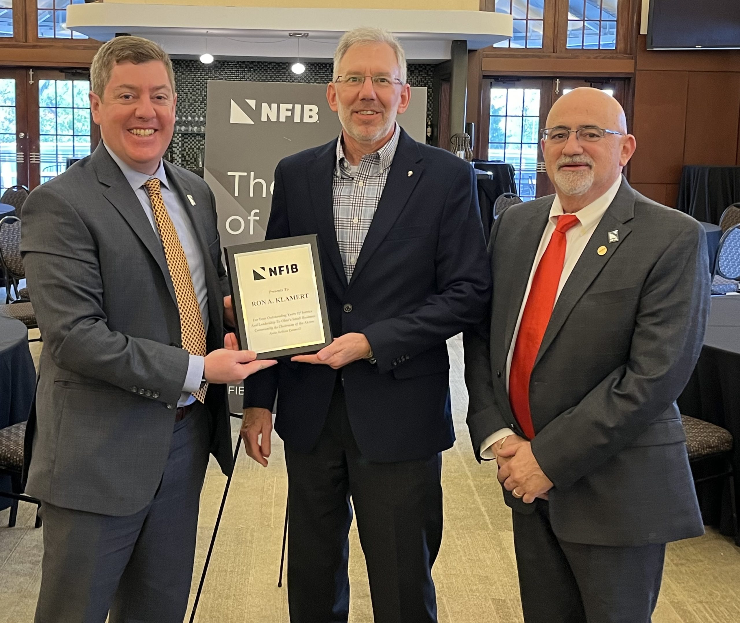 Two Ohio Leadership Council Members Honored - NFIB