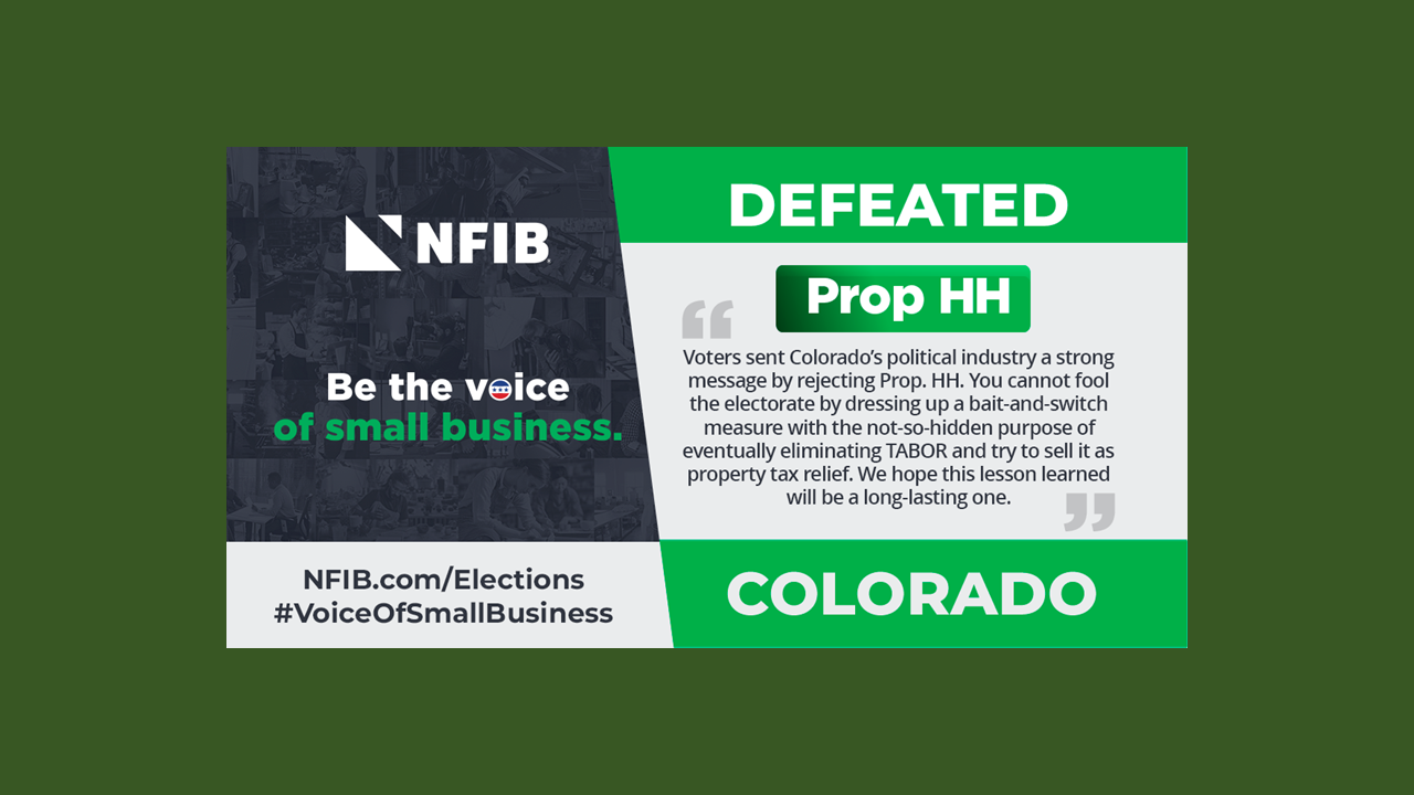 Proposition HH Defeat a Big Victory for Small Business - NFIB