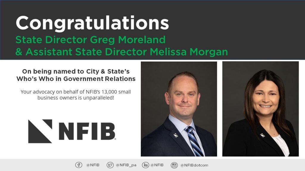Pa State Director Greg Moreland And Assistant State Director Melissa