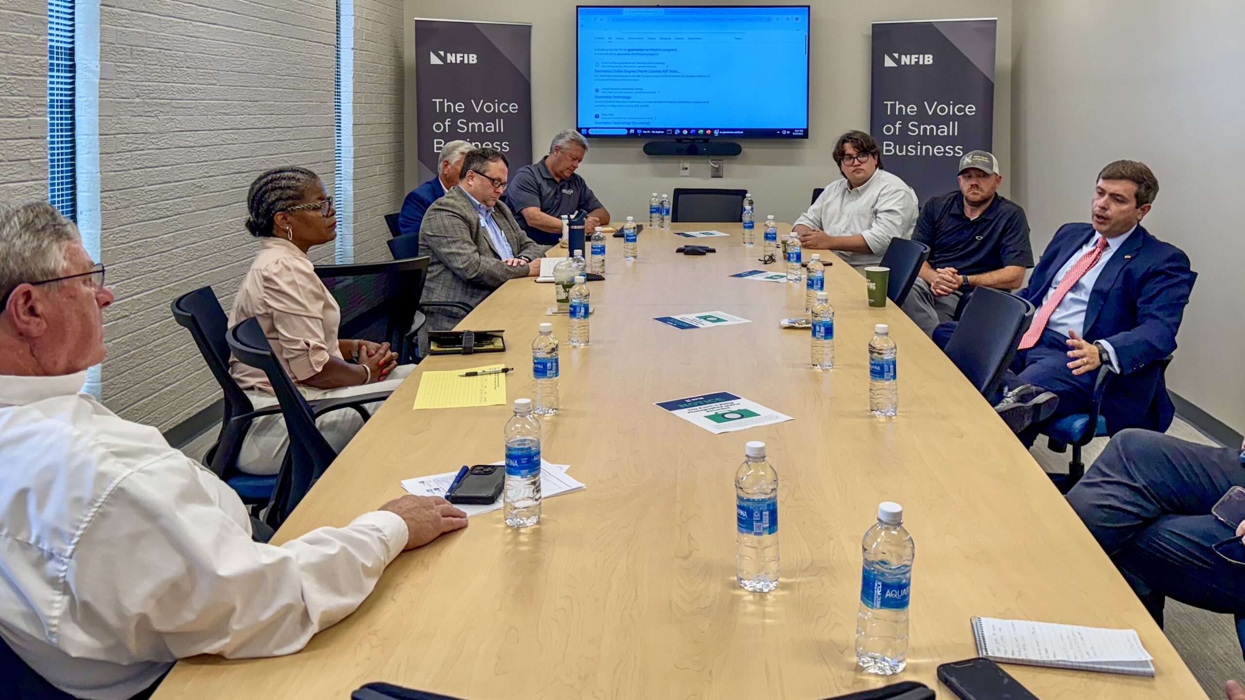 NFIB Hosts Small Business Roundtable With N.C. Labor Commissioner - NFIB