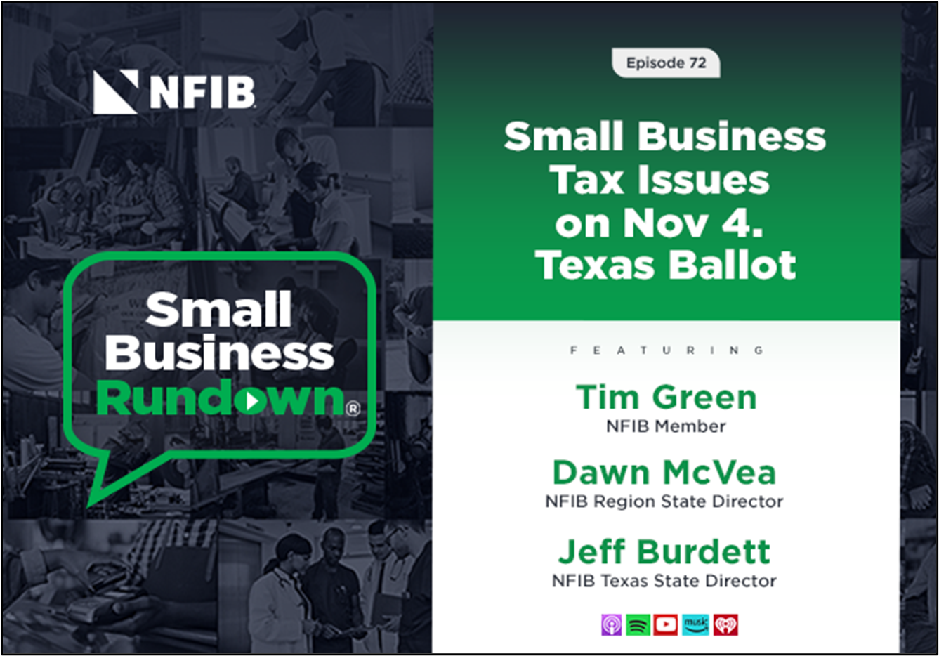 LISTEN: On The “Small Business Rundown” Podcast, NFIB Texas Urges ...